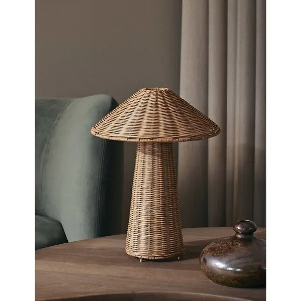 FERM LIVING Dou Rattan Table Lamp 40cm