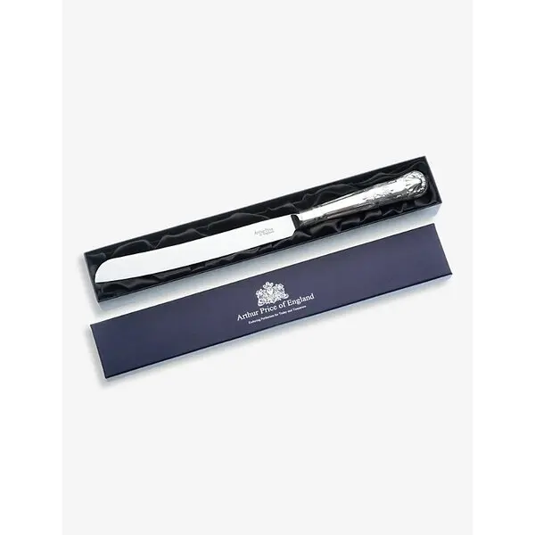 ARTHUR PRICE Kings Silver-plated Stainless-steel Wedding Cake Knife 34cm - Silver Plated