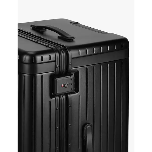 CARL FRIEDRIK The Trunk Polycarbonate Suitcase 73cm - Black / Black