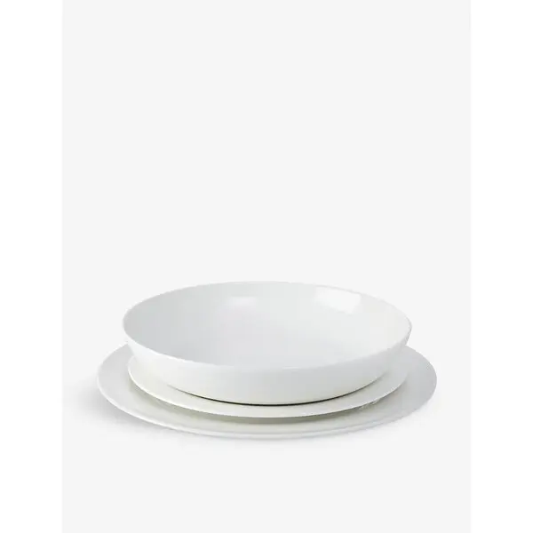 THE WHITE COMPANY Symons 12-piece China Dinner Set - White