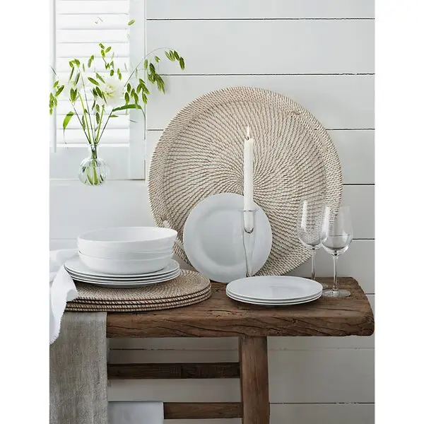 THE WHITE COMPANY Symons 12-piece China Dinner Set