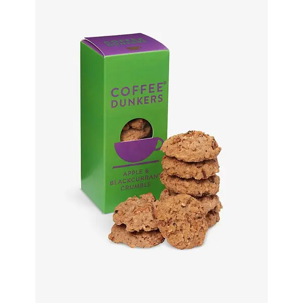 COFFEE DUNKERS Apple And Blackcurrant Crumble Cookies 165g - One-color