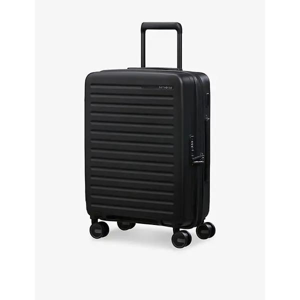 SAMSONITE Stackd Spinner Hard Case Cabin Suitcase 55cm - Black