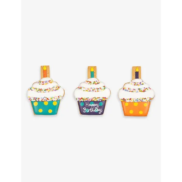 BISCUITEERS Hip Hip Hooray Hand-iced Biscuits 60g