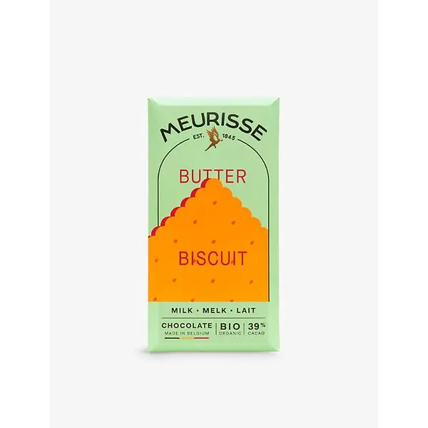 MEURISSE Butter Biscuit Milk Chocolate Tablet 100g - One-color