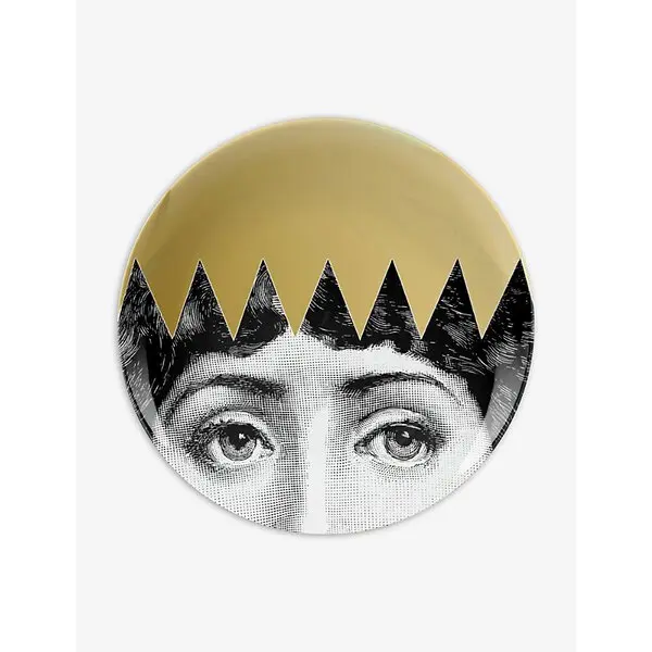FORNASETTI Tema E Variazioni No.62 Porcelain Wall Plate 26cm - One-color
