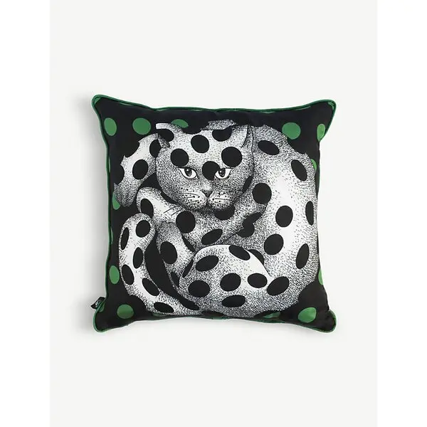 FORNASETTI High Fidelity Silk Cushion 45cm X 45 Cm - One-color