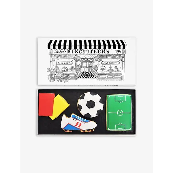 BISCUITEERS Football Letterbox Biscuits 60g - One-color