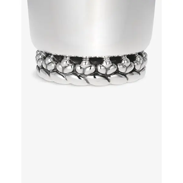 Christofle Babylone Braided Silver-plated Cup 8.5cm
