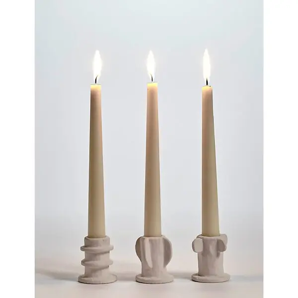 SERAX 02 Molly Stoneware Candle Holders Set Of Three