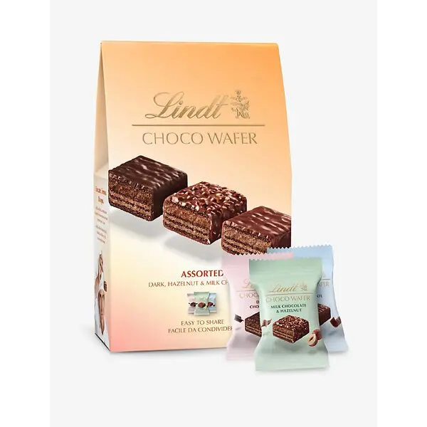 LINDT Assorted Chocolate Wafers 138g