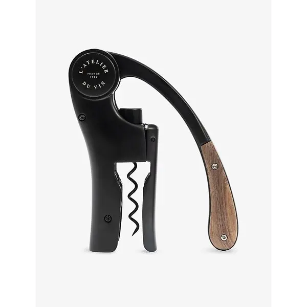L'ATELIER DU VIN Oeno Motion Vertical Lever Corkscrew - Black