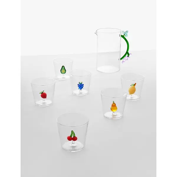 ICHENDORF MILANO Fruits & Flowers Lemon Glass Tumbler 8cm - One-color