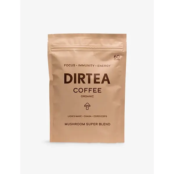 DIRTEA Organic Mushroom Coffee Super Blend 60 Servings - One-color