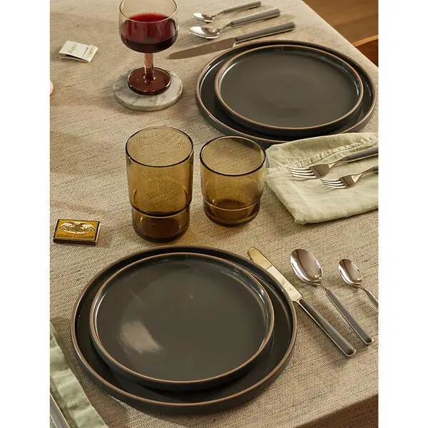 OUR PLACE Full Ceramic Plates Set Of Four - Char