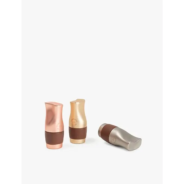 L'ATELIER DU VIN Pack Of Three Assorted Metal Wine Stoppers