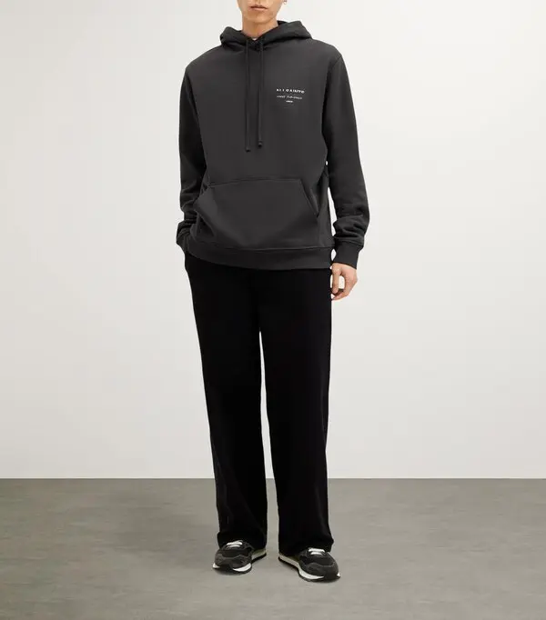 ALLSAINTS Redact Logo Hoodie - Black