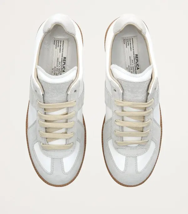 MAISON MARGIELA Leather Replica Sneakers - White