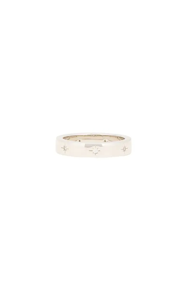 SERGE DENIMES Seven Ring In Metallic