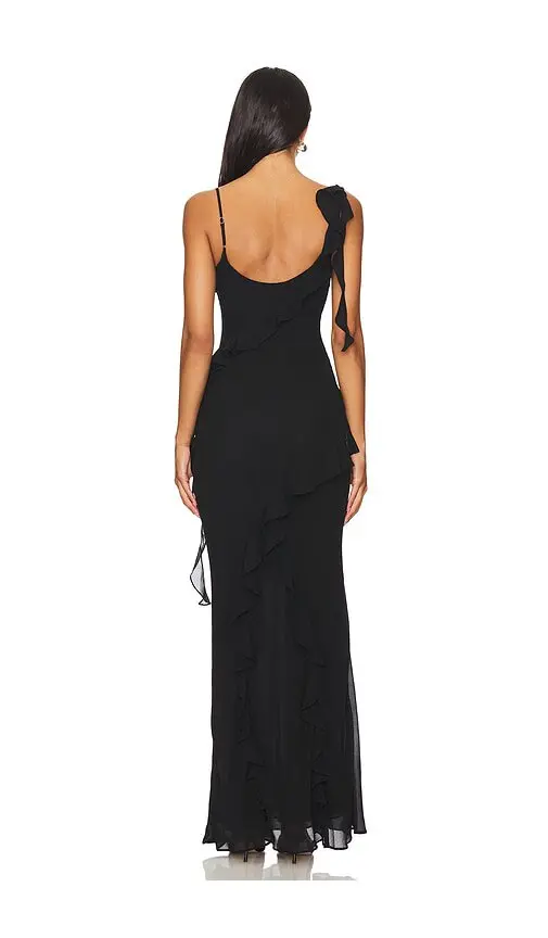 Majorelle Chiffon Gown