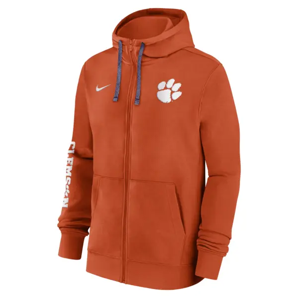 Nike Clemson Tigers Sideline Team Issue College Full-zip Hoodie