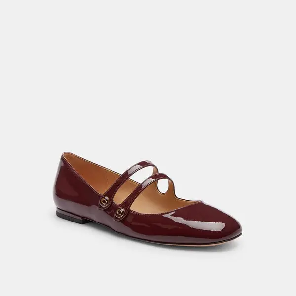 COACH Winley Mary Jane - Merlot