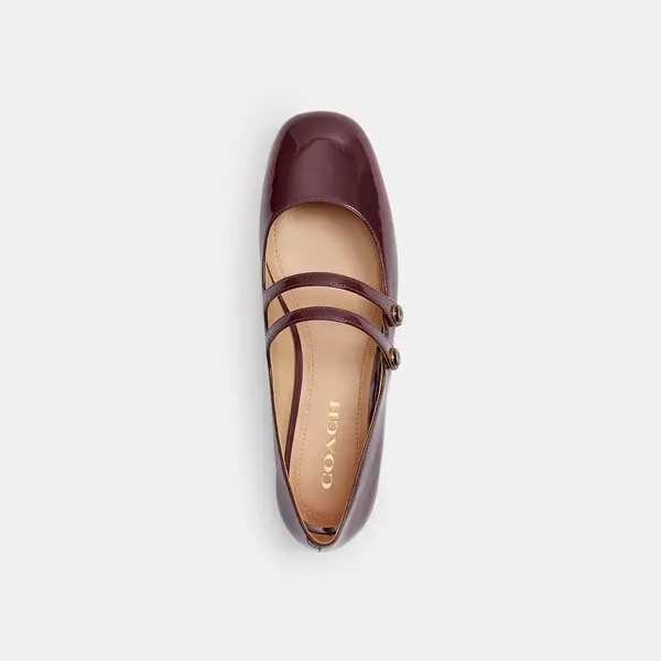 COACH Winley Mary Jane - Merlot