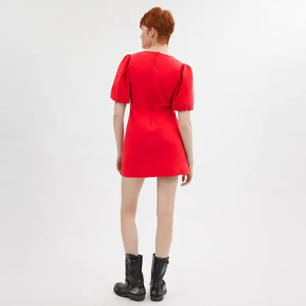 COACH Puff Sleeve Dress