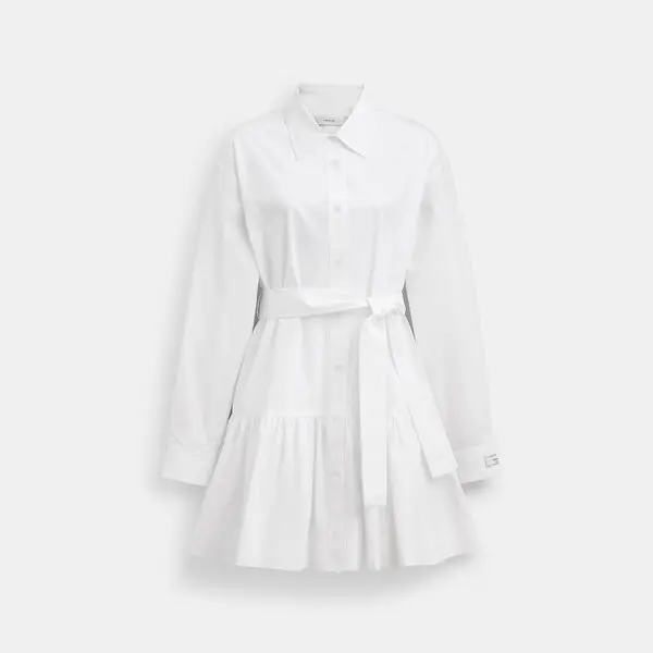 COACH Shirt Dress In Organic Cotton