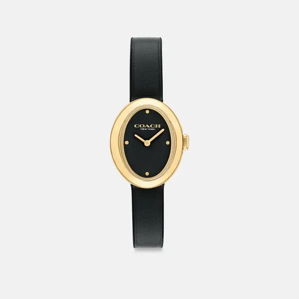 COACH® Sammy Watch, 22mm - Black