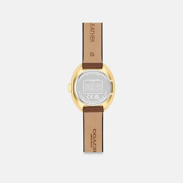 COACH Sammy Watch, 22mm - Saddle