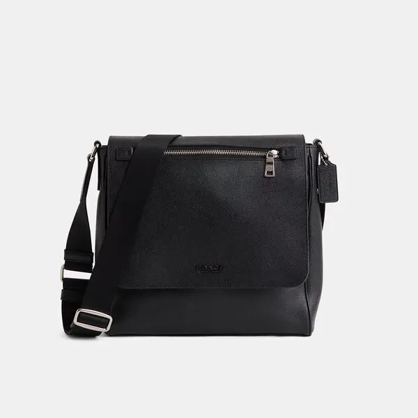 COACH Restored Kennedy Map Bag - Silver/midnight Navy