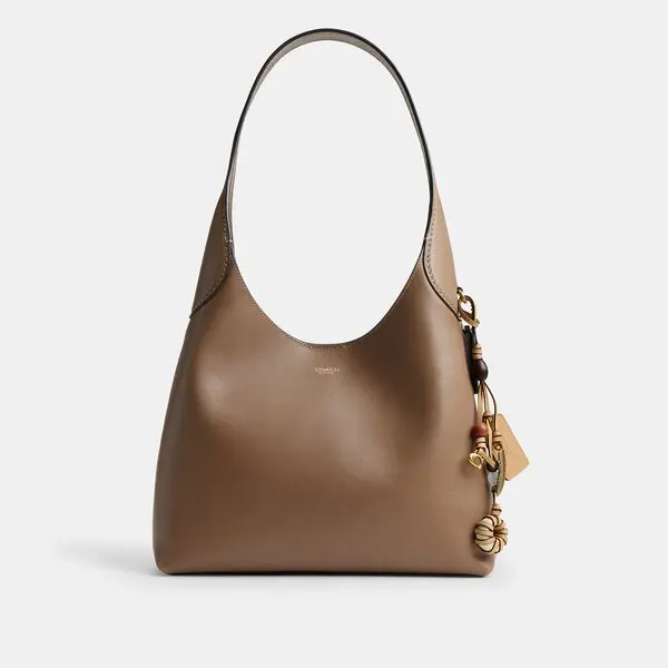 Coach Heritage Bag Charm - Brass/Tan | Editorialist