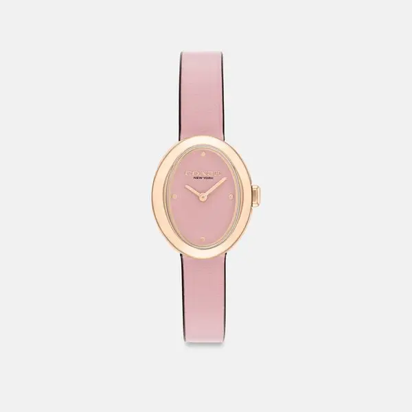 COACH Sammy Watch, 22mm - Blush