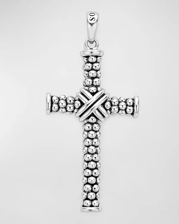 Lagos Sterling Anthem X Cross Pendant - Silver