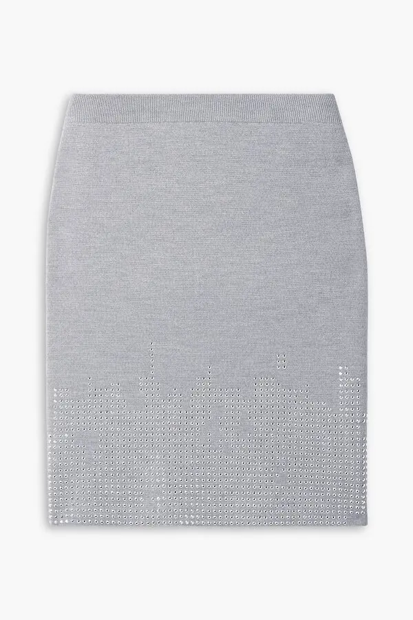 JW Anderson Studded Wool Mini Skirt