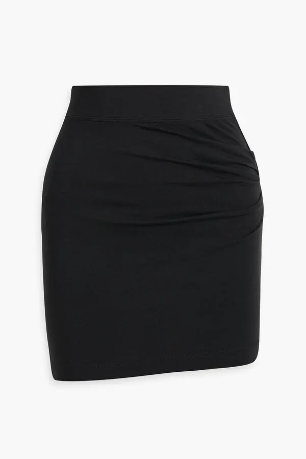 Helmut Lang Ruched Mini Skirt