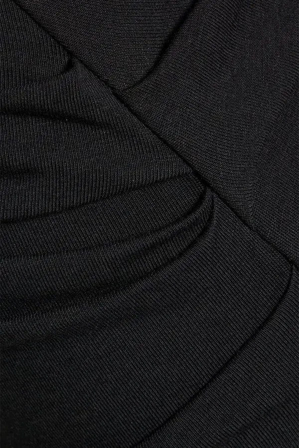 Helmut Lang Ruched Mini Skirt