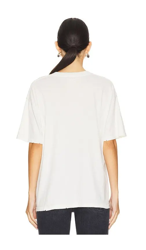 ANINE BING Cade Mushrooms Tee In White - Off White