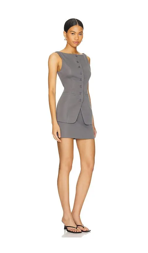 ALL THE WAYS Moxie Skirt Set - Grey