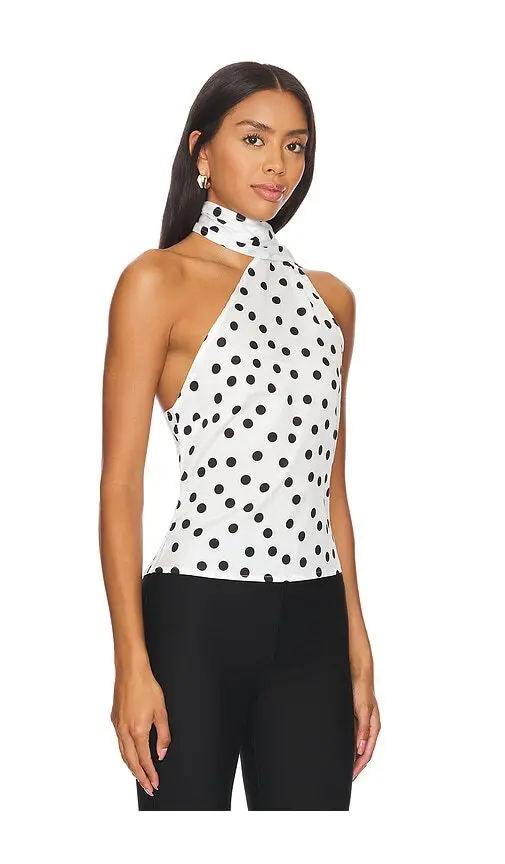 MORE TO COME Rialta Top - Polka Dots