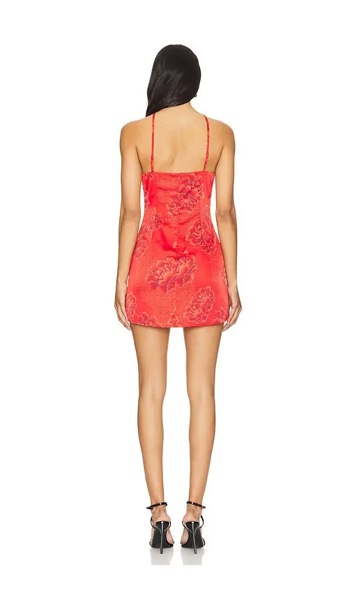 More To Come Genelle Keyhole Mini Dress - Red | Editorialist