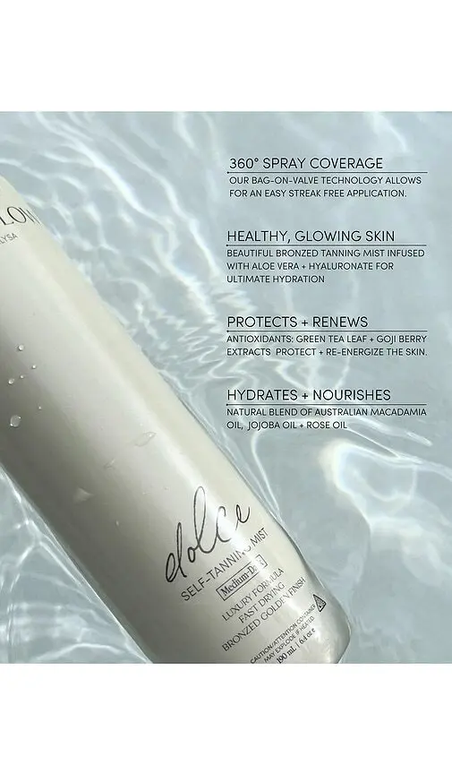 DOLCE GLOW BY ISABEL ALYSA Travel Dolce Self-tanning Mist - Medium To Dark