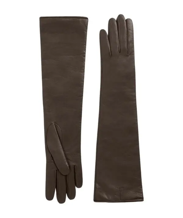 TOTEME Long Leather Gloves