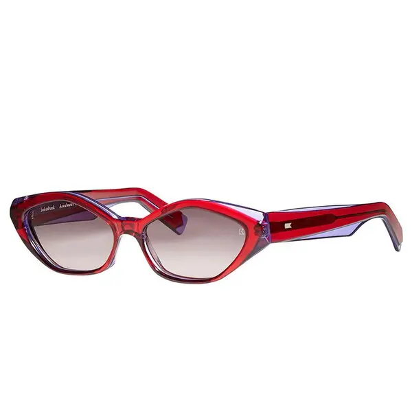 BOBSDRUNK Geometric Sunglasses - Red