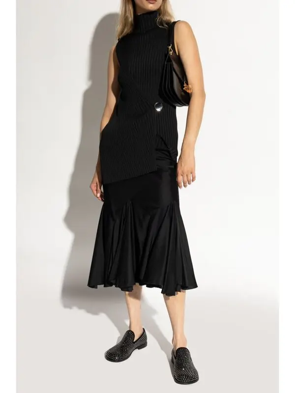 JW Anderson Crystal-embellished Loafers - Black