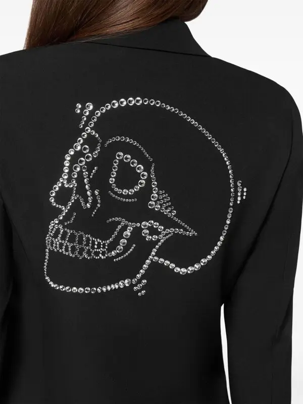 Philipp Plein Crystal-skull Blazer