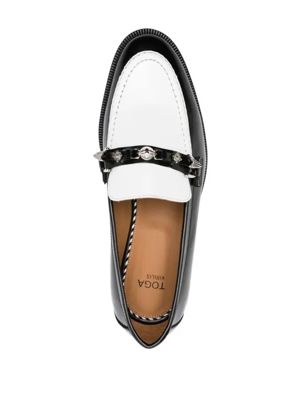 TOGA VIRILIS Stud-detailing Loafers