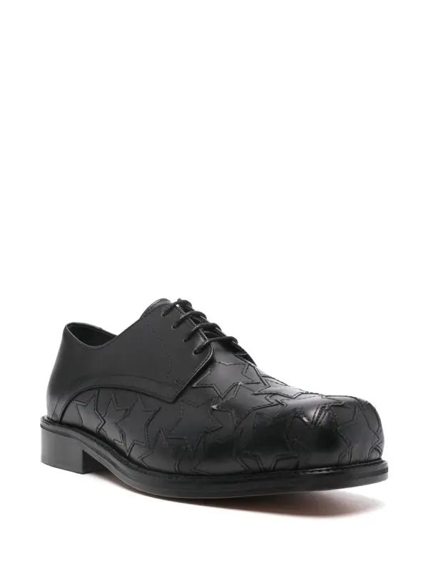 STEFAN COOKE Star-patches Derby Shoes