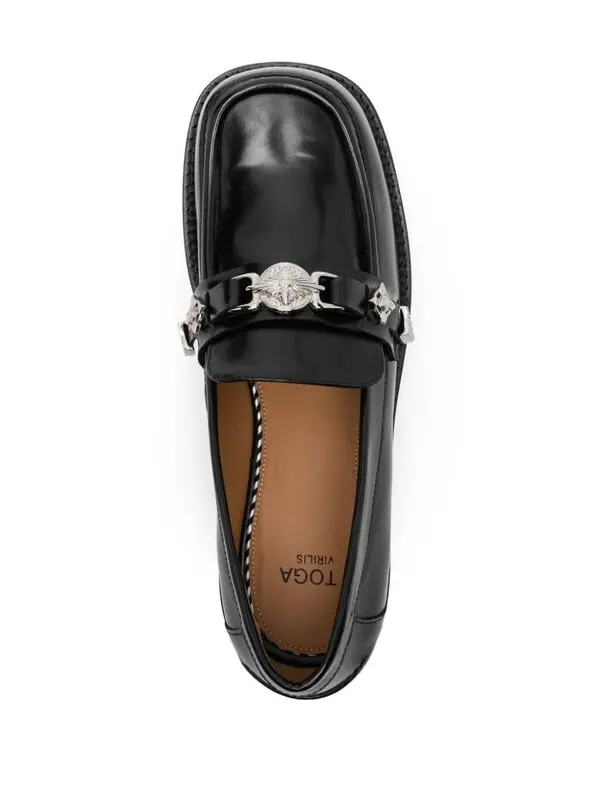 TOGA VIRILIS Stud-detailing Loafers